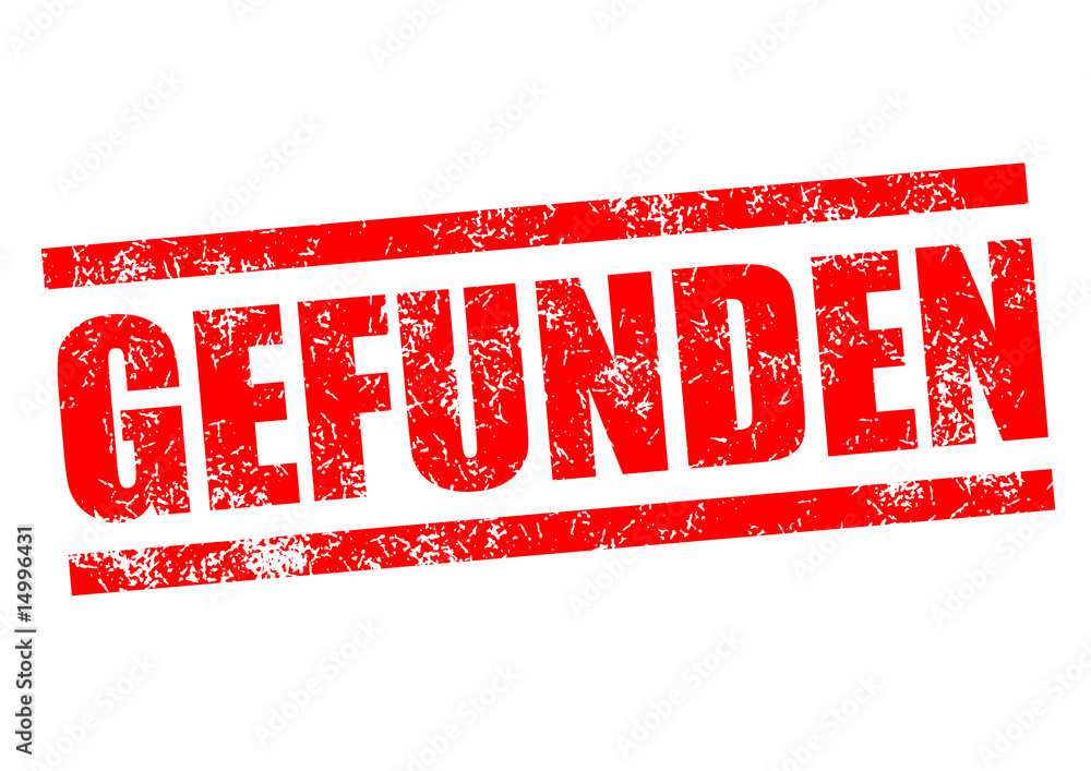 Stempel-Gefunden Stock Illustration | Adobe Stock