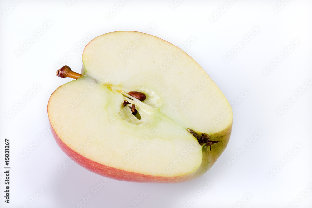 Halber Apfel Stock Photo | Adobe Stock