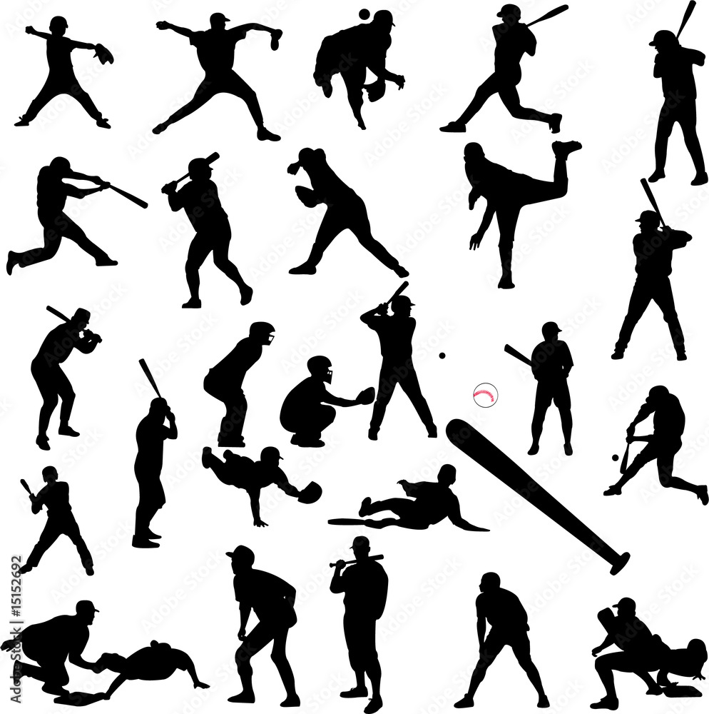 baseball collection - vector Stock Vector | Adobe Stock