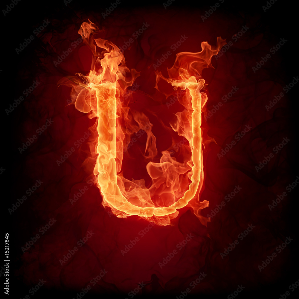 Fire Letters U