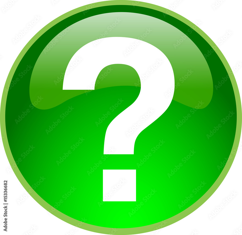 3D Button grün Fragezeichen Stock-Illustration | Adobe Stock