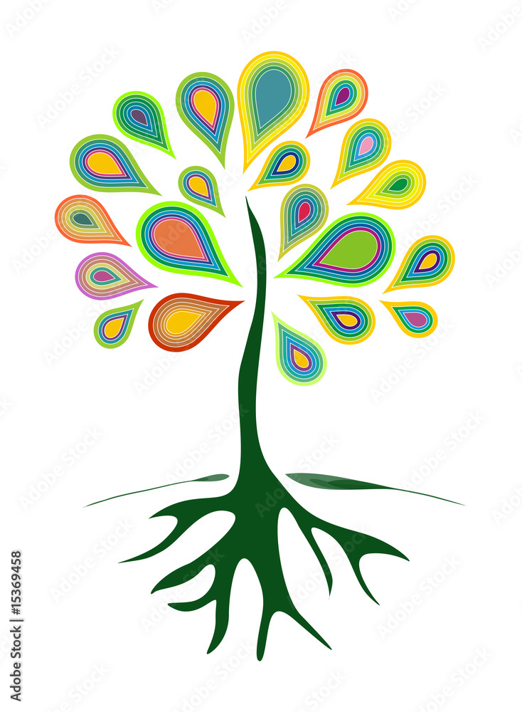 ÁRBOL VIDA Stock Vector | Adobe Stock