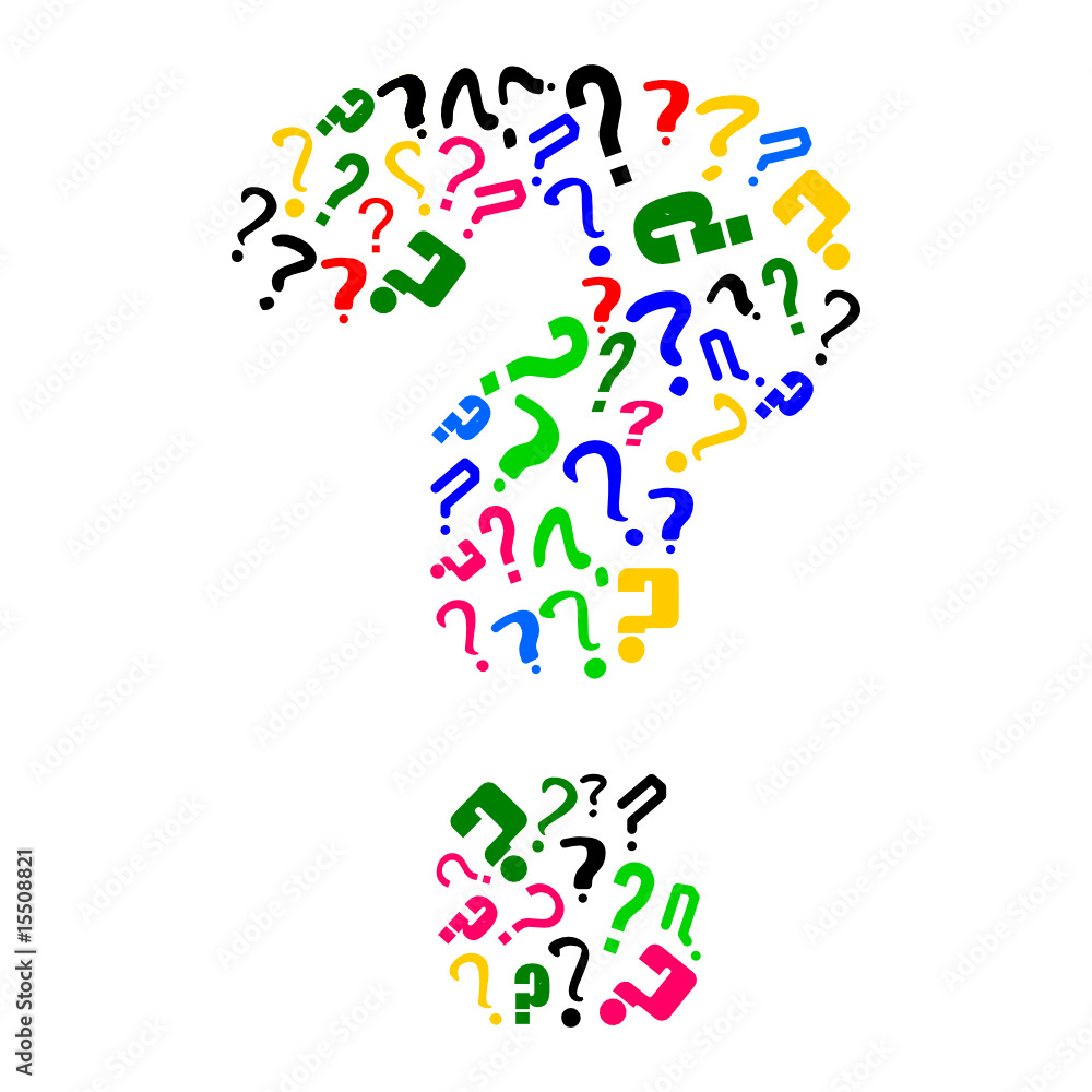 fragezeichen aus fragezeichen I Stock Vector | Adobe Stock
