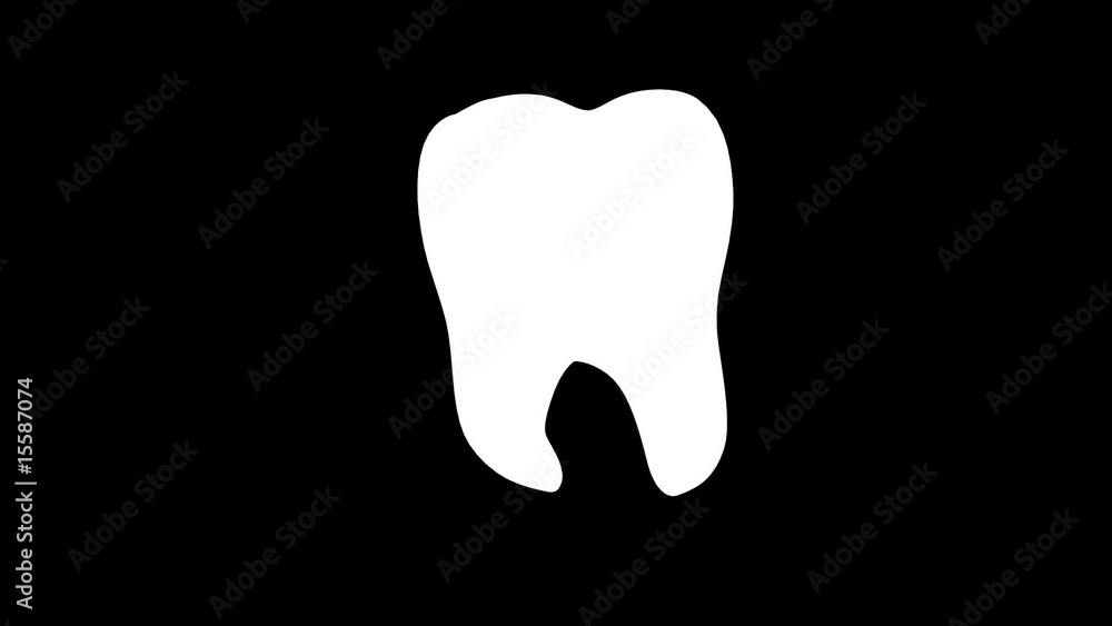 Bad tooth walk cycle animation Stock Video | Adobe Stock
