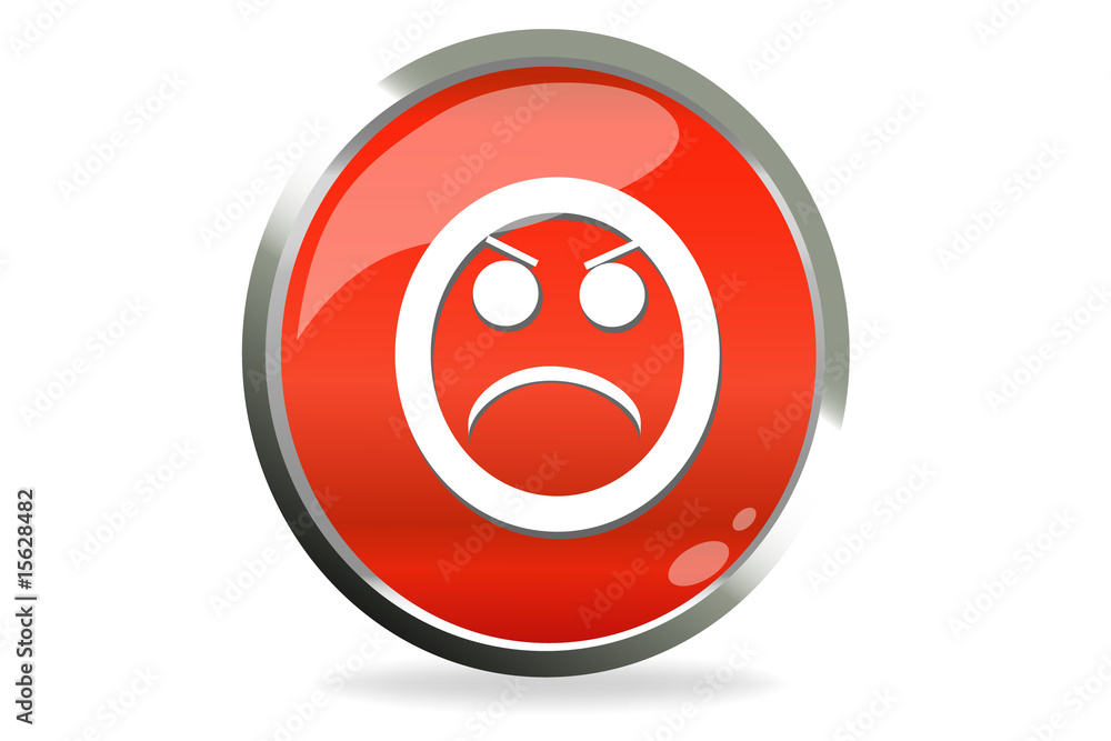 Vettoriale Stock Icona rabbia | Adobe Stock
