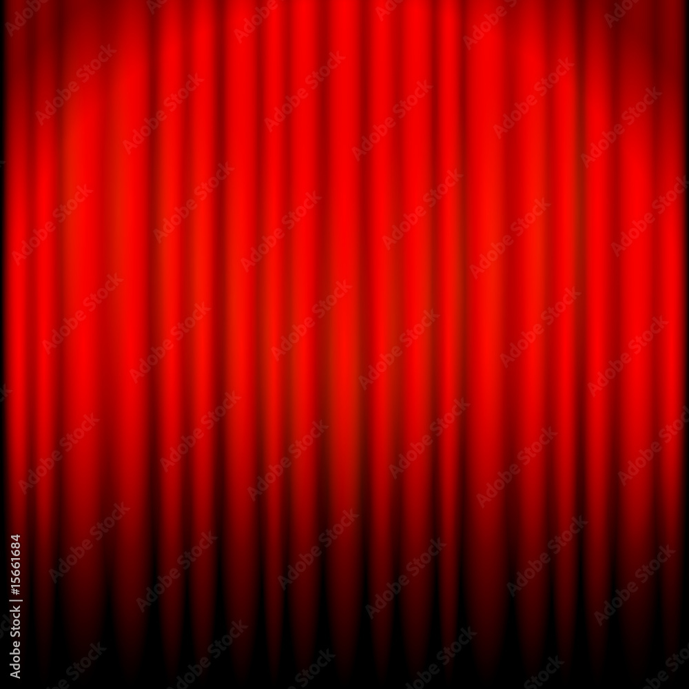 vorhang rot mit spot Stock-Vektorgrafik | Adobe Stock