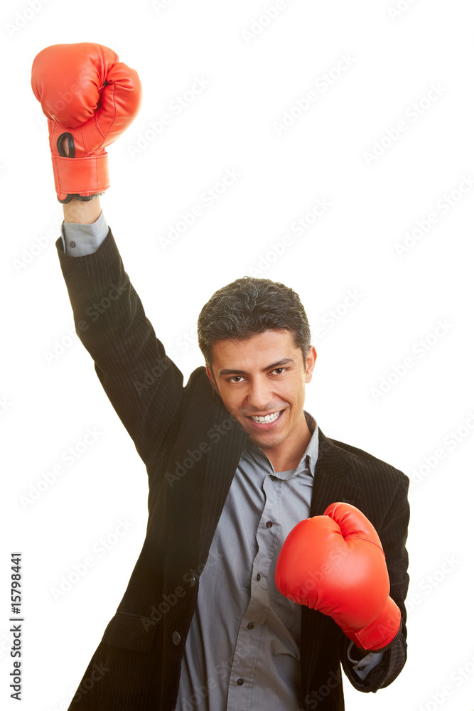 Siegreicher Manager Stock Photo | Adobe Stock