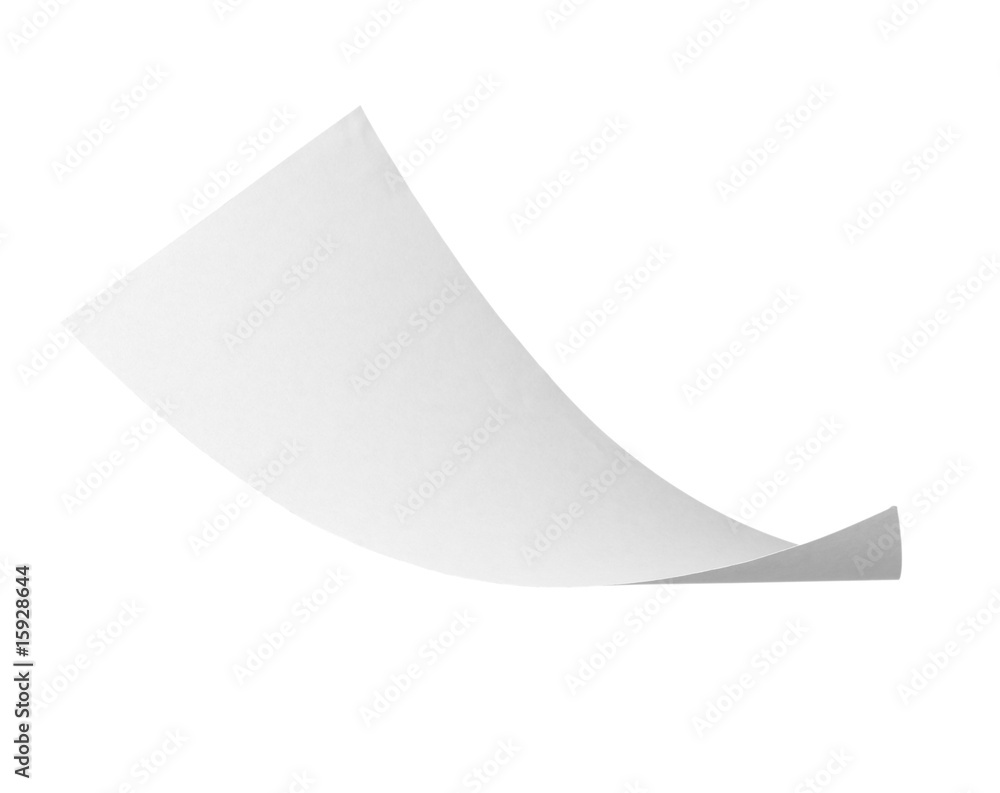 Papers Flying In The Wind