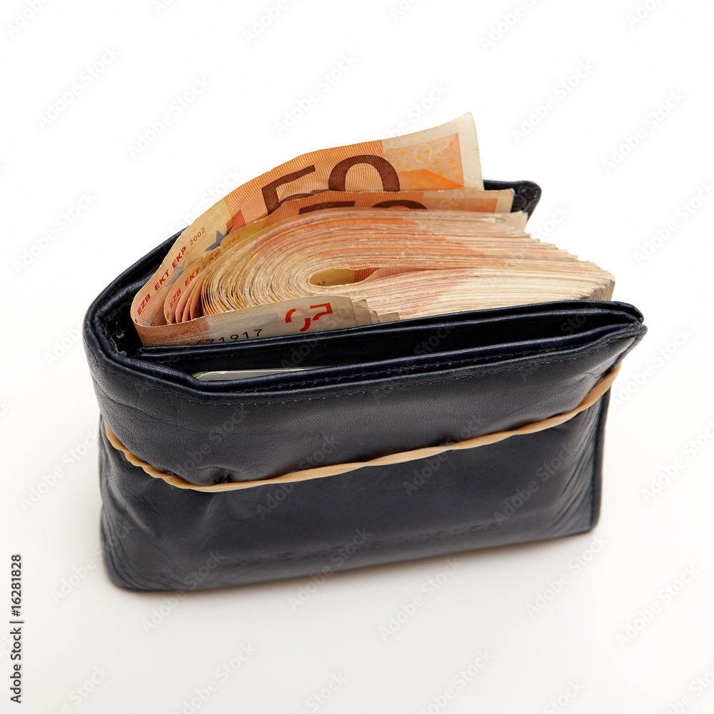 voller Geldbeutel Stock-Foto | Adobe Stock