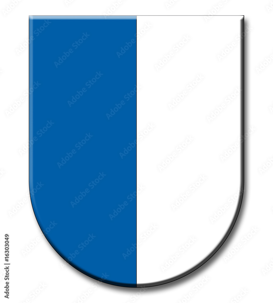 Drapeau canton de Lucerne Illustration Stock | Adobe Stock