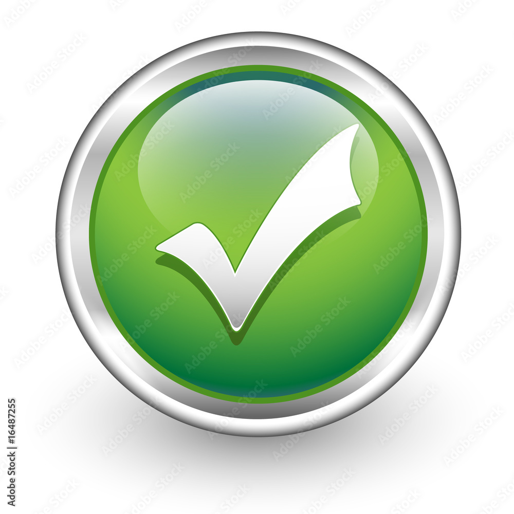 boton v validar vector de Stock | Adobe Stock