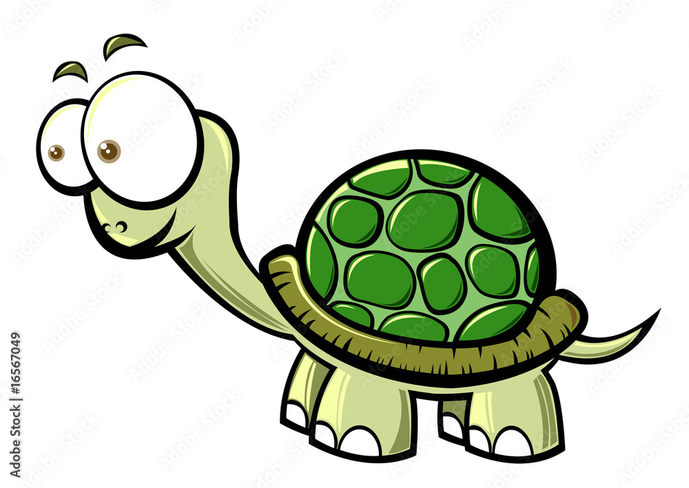 cartoon turtle Stock Vector | Adobe Stock