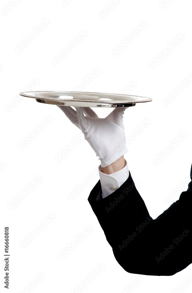 Waiters Serving Tray