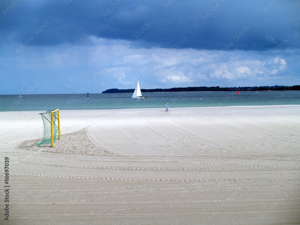 Tor am Strand in Travemünde Stock Photo | Adobe Stock