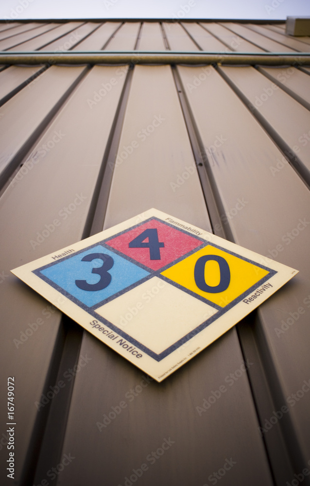 MSDS hazards reactivity sign Stock Photo | Adobe Stock