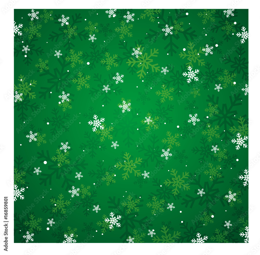 green christmas background, vector illustration Stock Vector | Adobe Stock