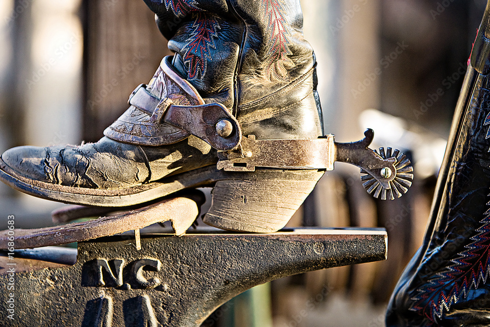cowboy boots Stock Photo | Adobe Stock