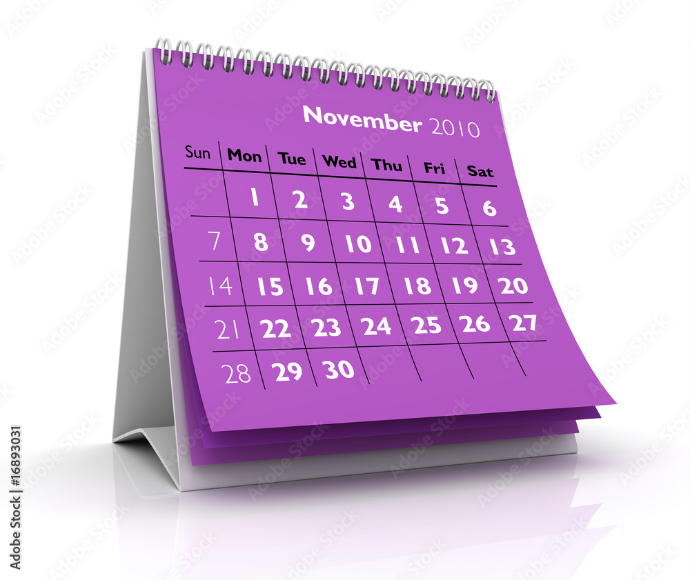 Calendar November 2010