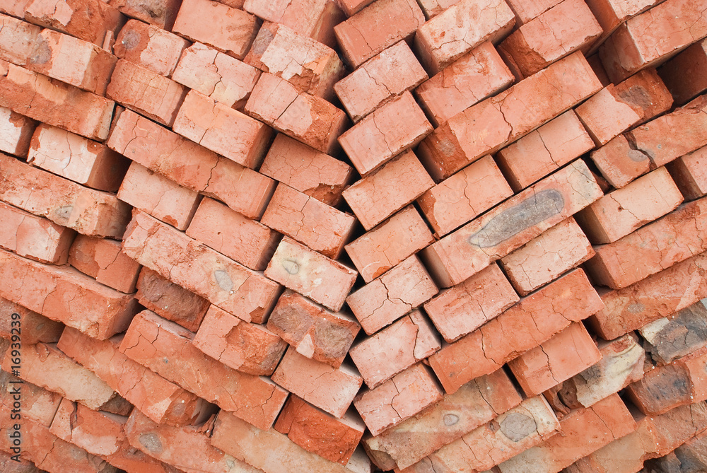 Pile of bricks Stock Photo | Adobe Stock