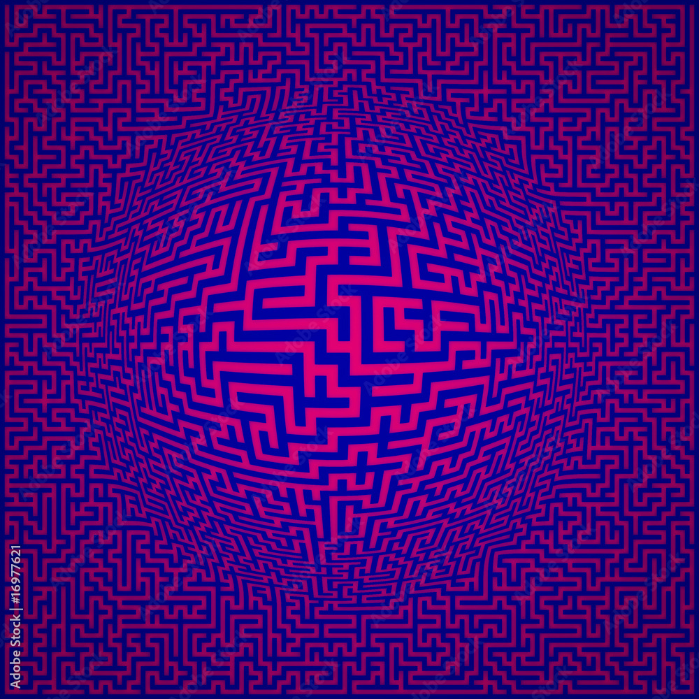 Labyrinth maze background Stock Illustration | Adobe Stock