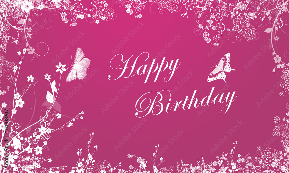 Gutschein Geburtstag Stock Illustration | Adobe Stock