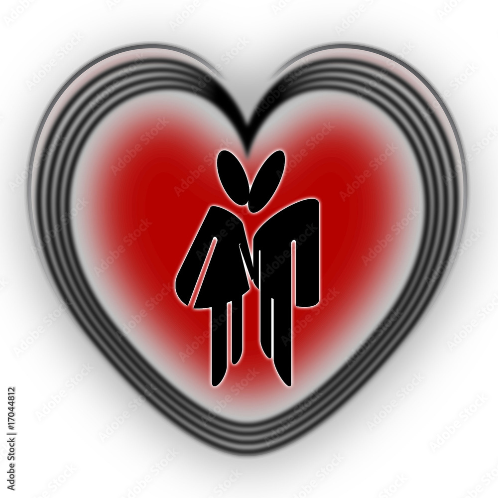 pictogramme amour - love Pictogram Stock Illustration | Adobe Stock