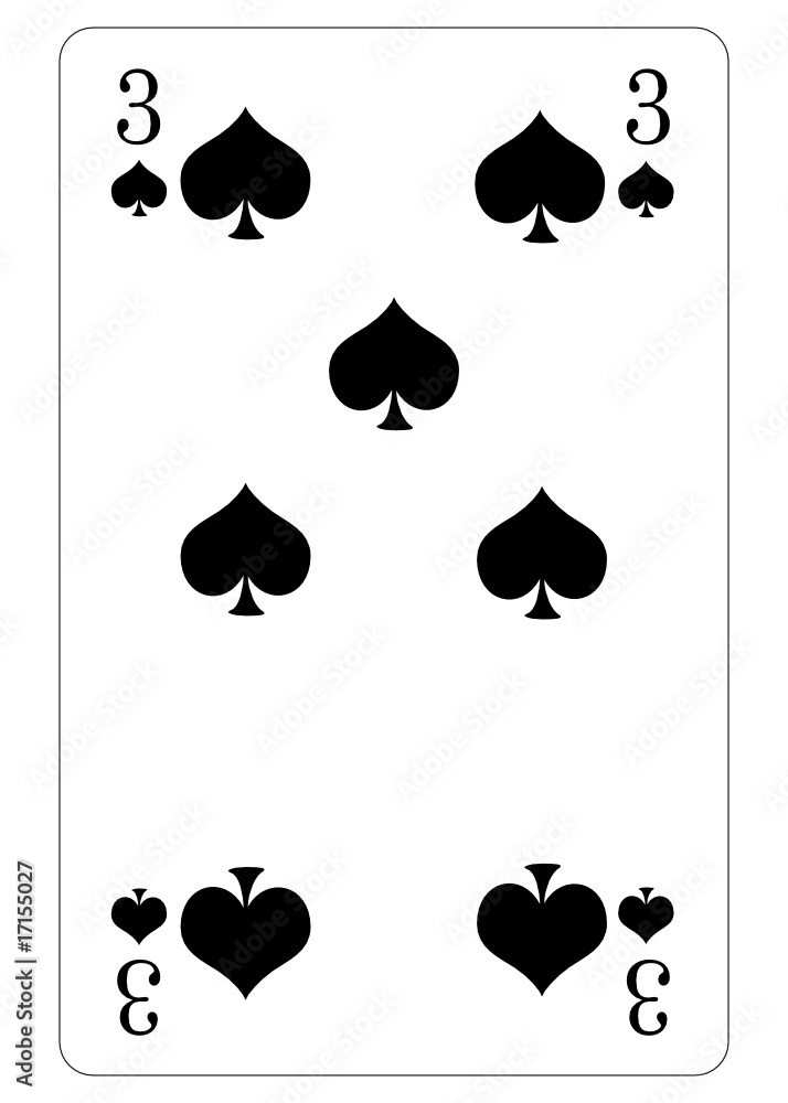 Pik 3 abstrakt Stock-Vektorgrafik | Adobe Stock