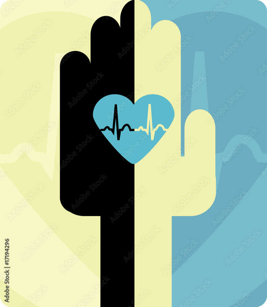 Cardio, Medical Logo, emblem, sign, card. Health care background Stock ...