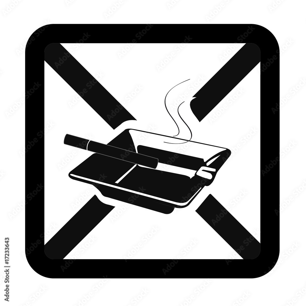 pictogramme non fumeur - no smoking Illustration Stock | Adobe Stock