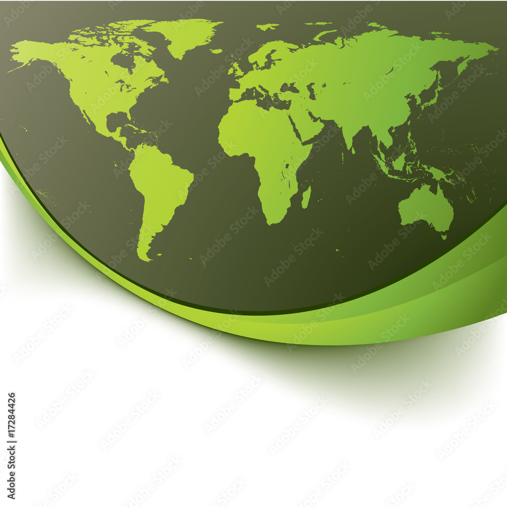 Photo Eco background with earth map series, panco | Posters, tableaux ...