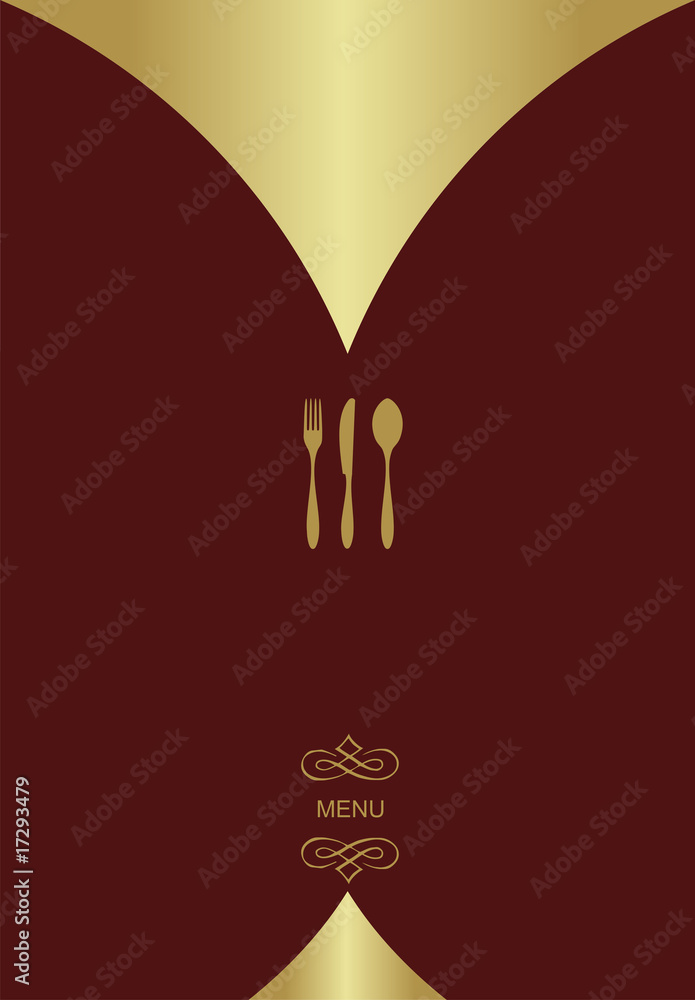 Vintage Menu Background Stock Vector | Adobe Stock