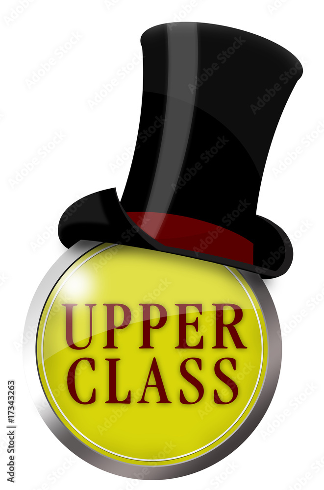 button vip upper class icon v.i.p. label zylinder hut cap edel Stock ...