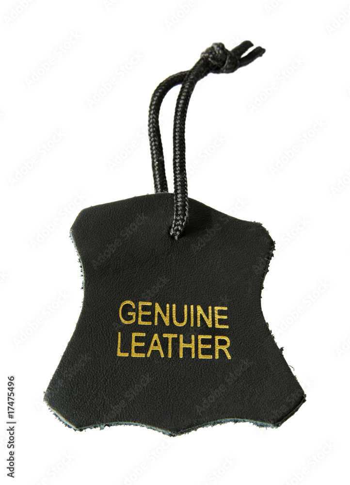 Genuine Leather Sign