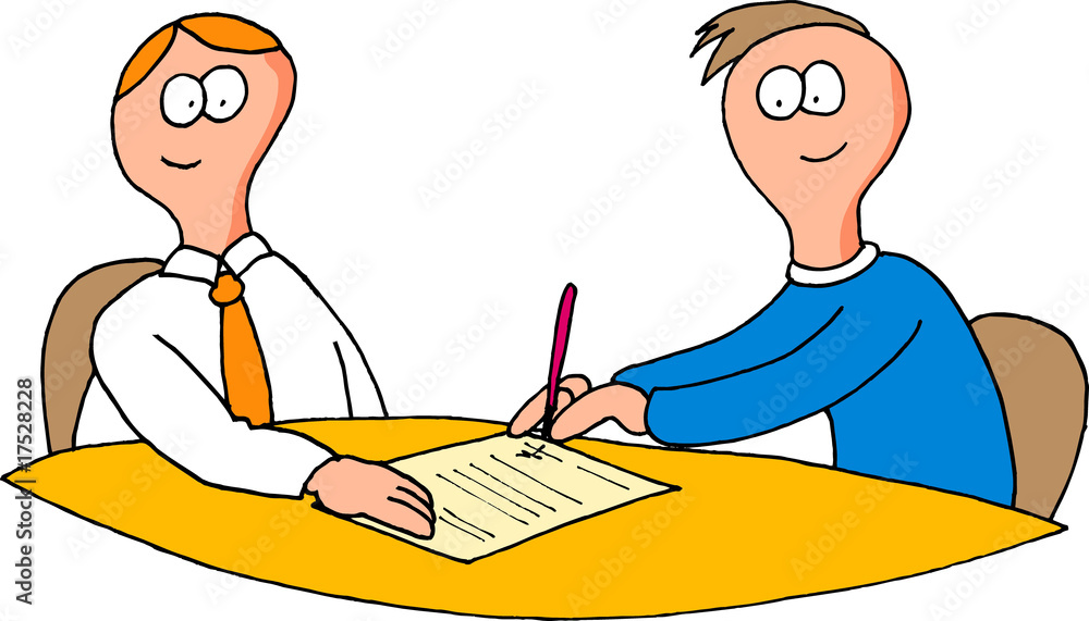 Vertrag Stock-Illustration | Adobe Stock