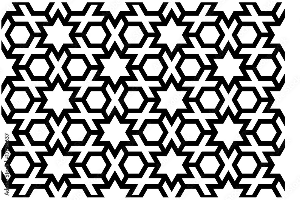 geometric jali design Stock Illustration | Adobe Stock