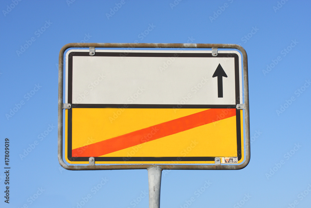 Schild leer Stock-Foto | Adobe Stock