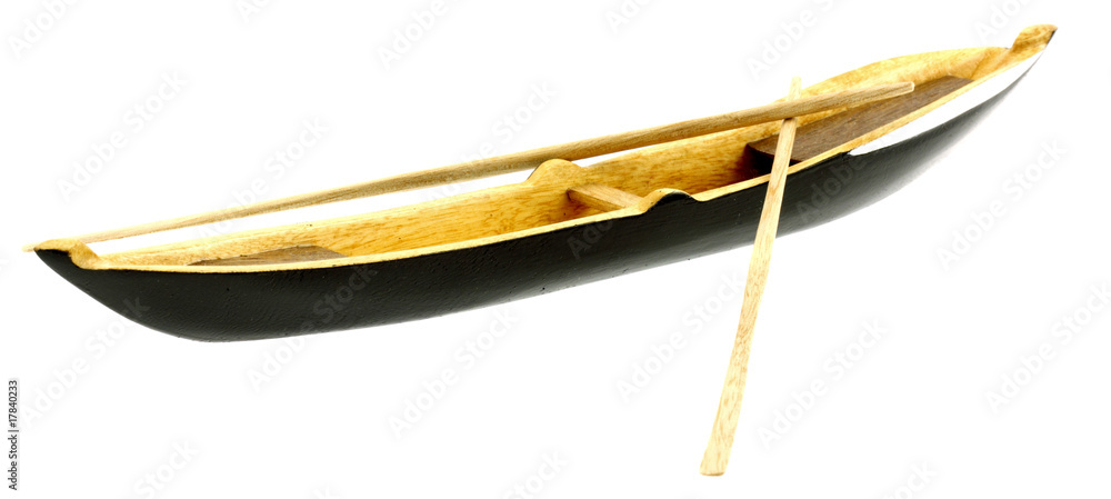barque rames fond blanc Photos | Adobe Stock