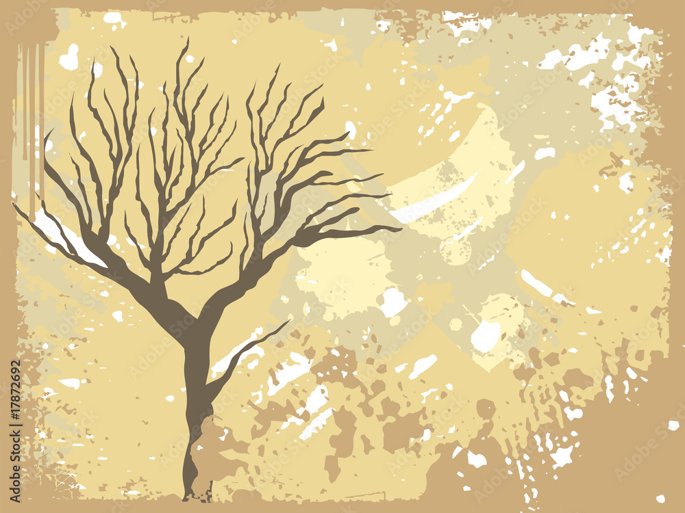 texture background with dead tree Stock Vector | Adobe Stock
