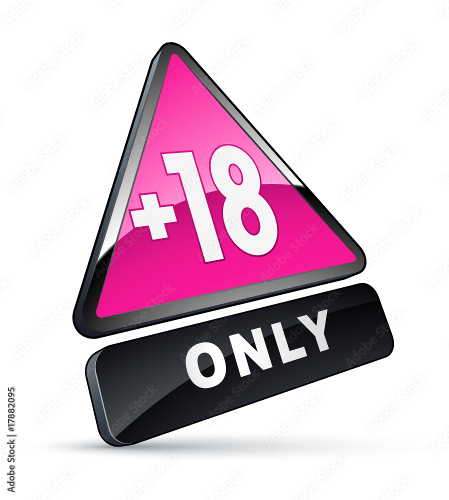 Vecteur Stock Ic ne Internet Symbole 18 Only Adobe Stock vecteur-stock-ic-ne-internet-symbole-18-only-adobe-stock