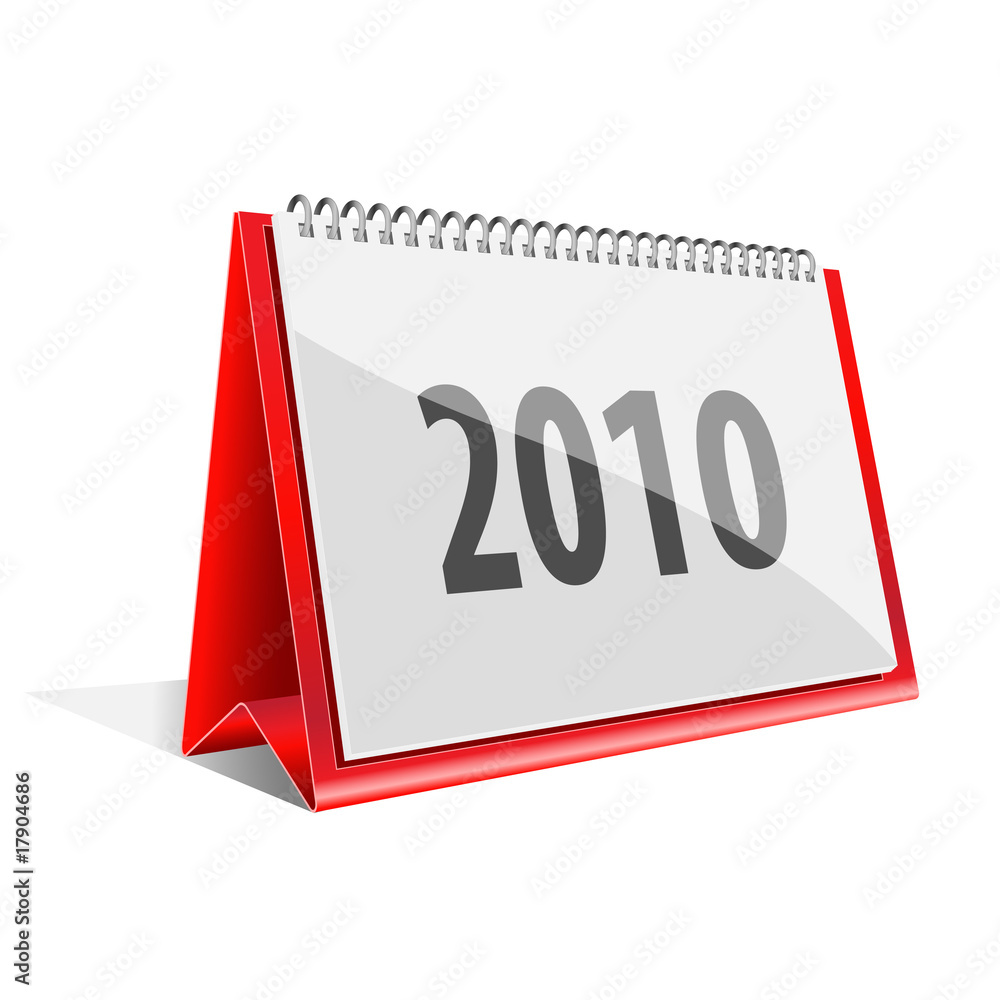 2010 calendar Stock Vector | Adobe Stock