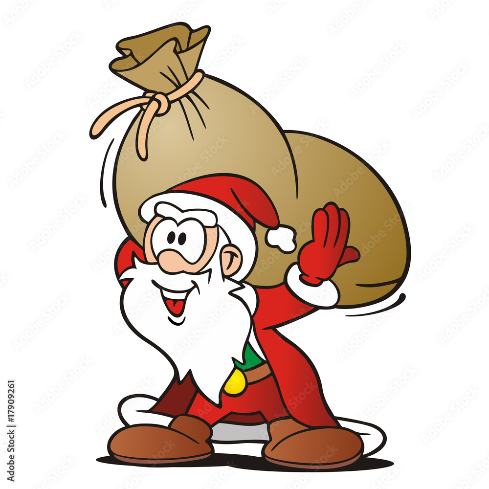 kleiner Nikolaus 03 Stock-Illustration | Adobe Stock
