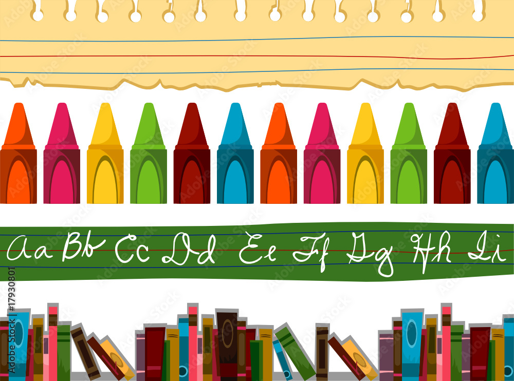 Education Border Set Stock Vector | Adobe Stock