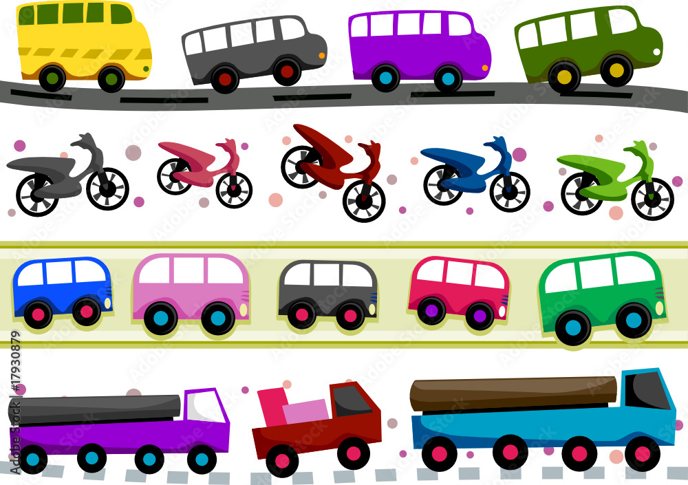 Transportation Clipart Border