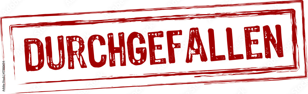 Stempel Durchgefallen Stock-Vektorgrafik | Adobe Stock
