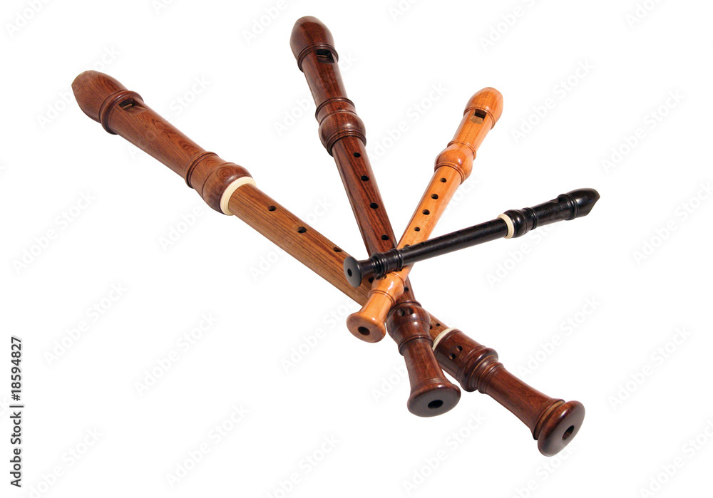 Blockflöte Stock-Foto | Adobe Stock