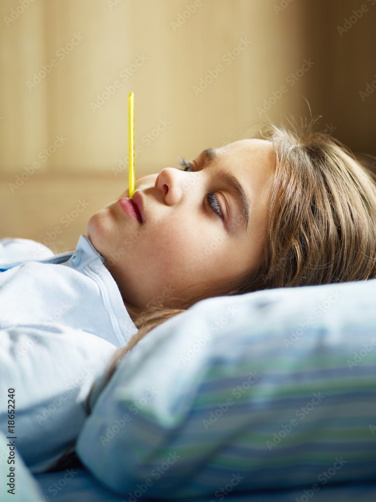 sick girl Stock Photo | Adobe Stock