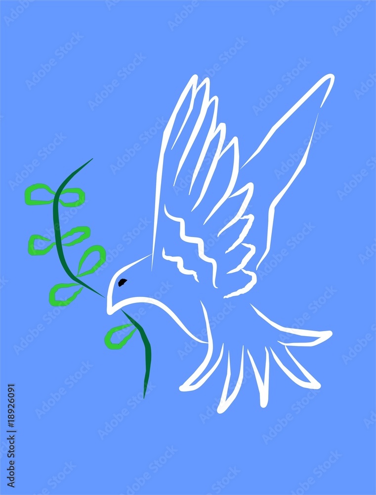 paloma de la paz Stock Vector | Adobe Stock