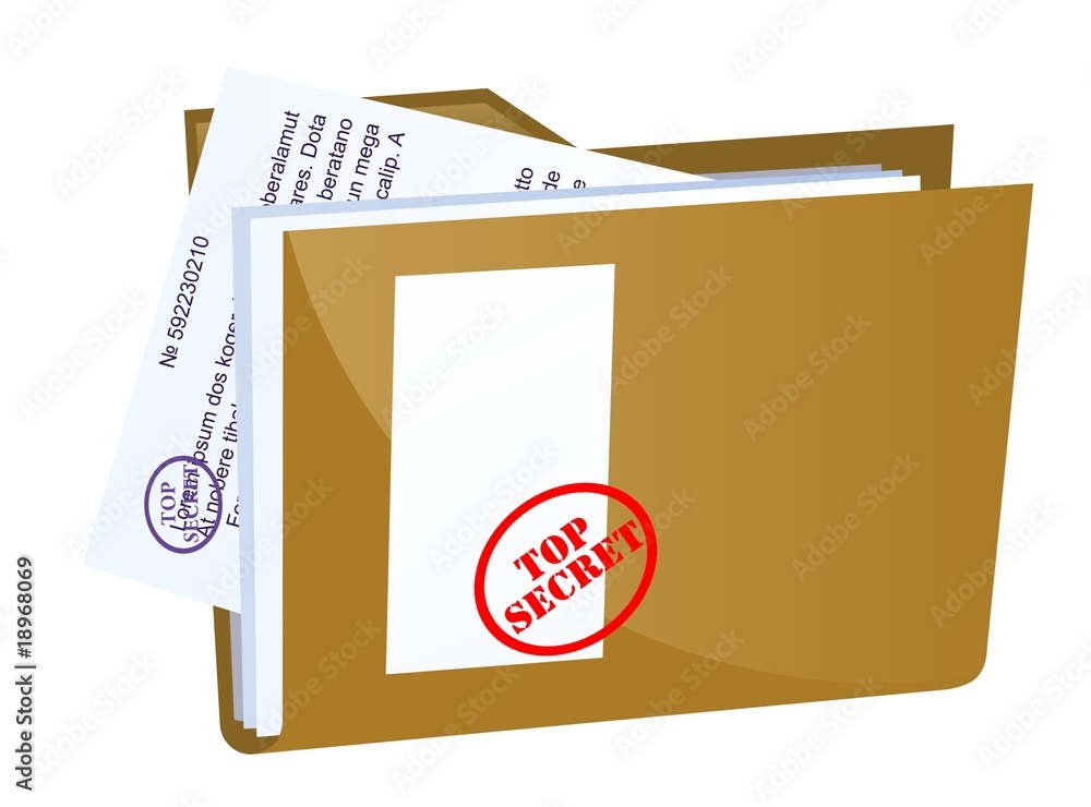 vector file containing secret documents Stock Vector | Adobe Stock