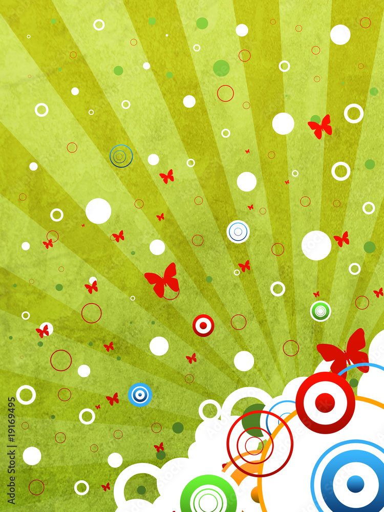 Flyer Background green Stock Illustration | Adobe Stock