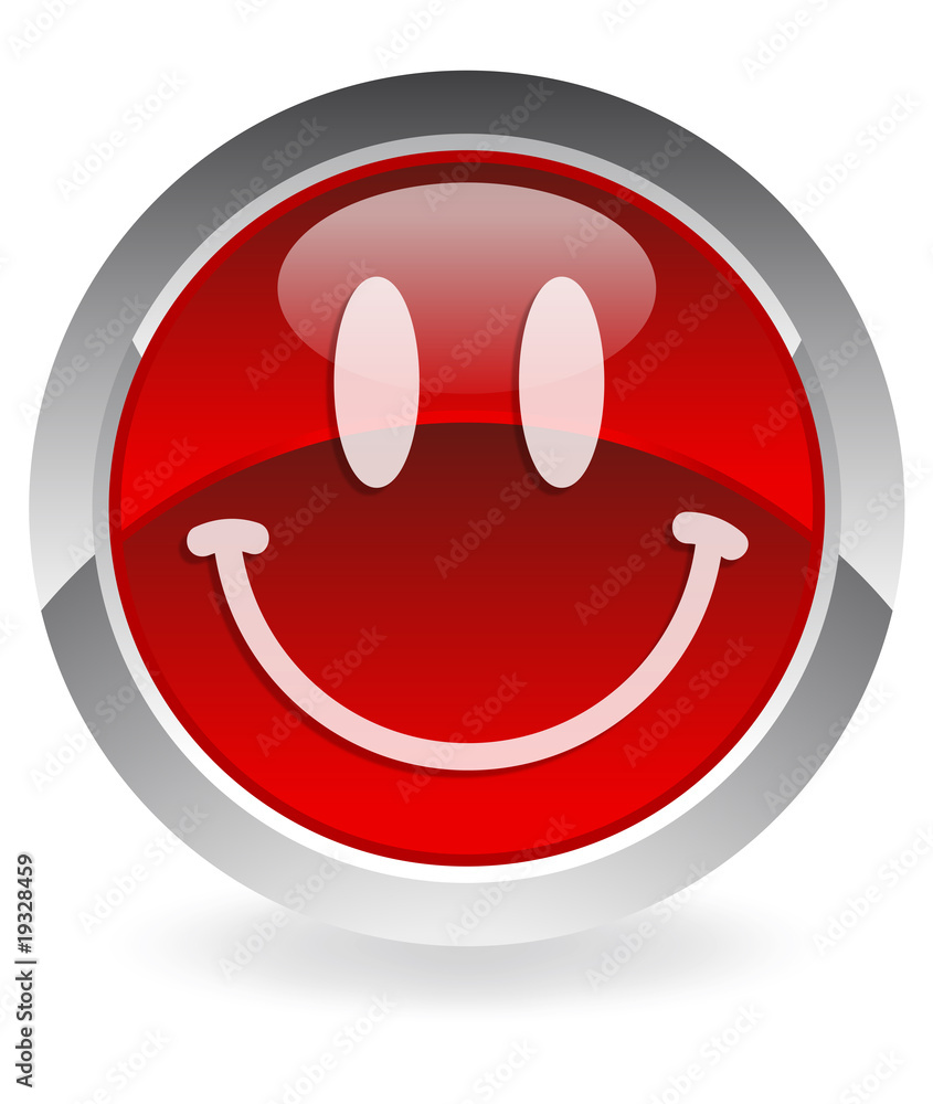 red smile Stock Vector | Adobe Stock